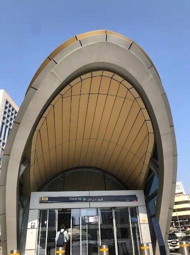 Sharaf DG Metro Station Exit 4. - My Travel