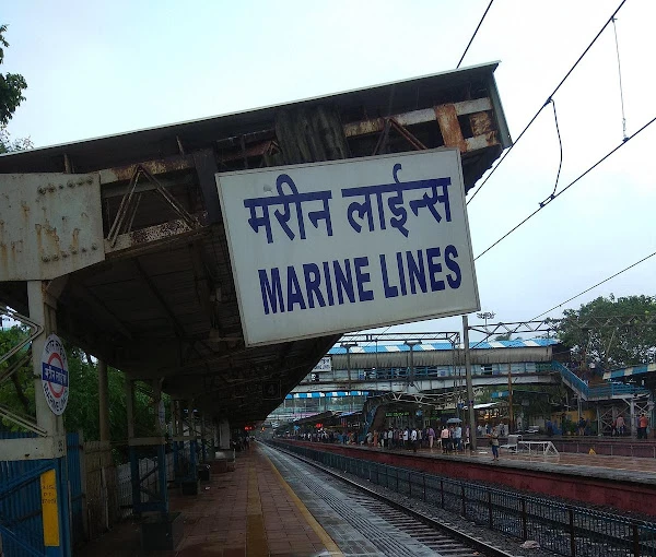 Marine Lines Railway Station - My Travel
